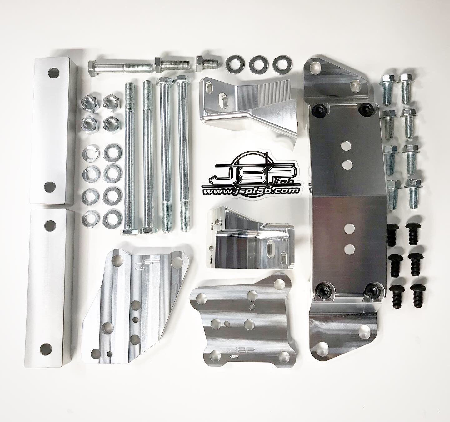 JSP billet K24 into AE86 engine mount kit – JSP Fab